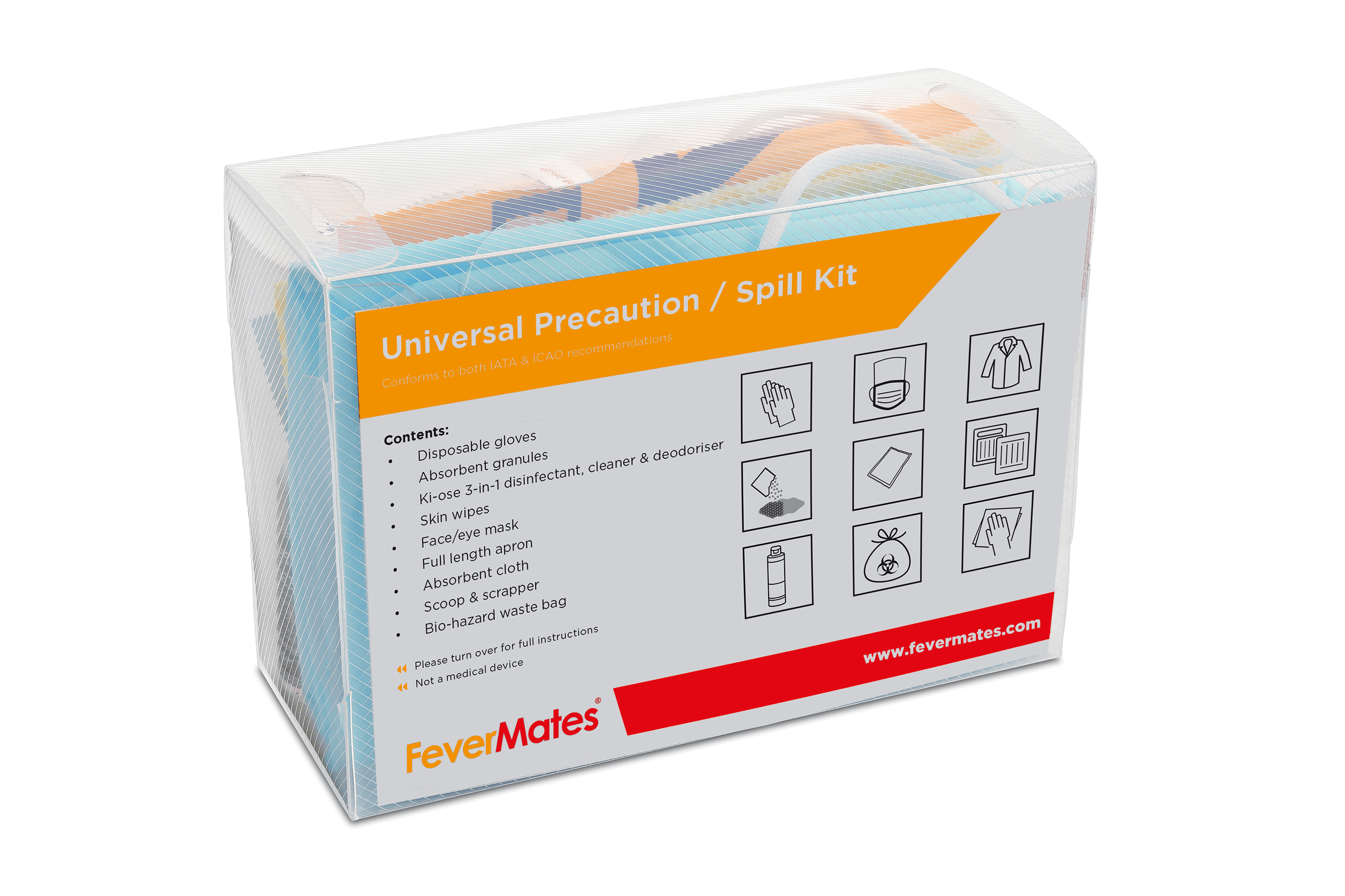 FeverMates Biohazard Universal Precaution / Spill Kit